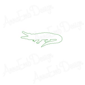 Alligator Embroidery Design. Alligator Mini Embroidery. Сrocodile ...
