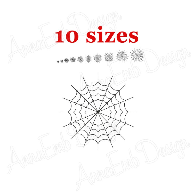 Spider in Web Embroidered - Etsy