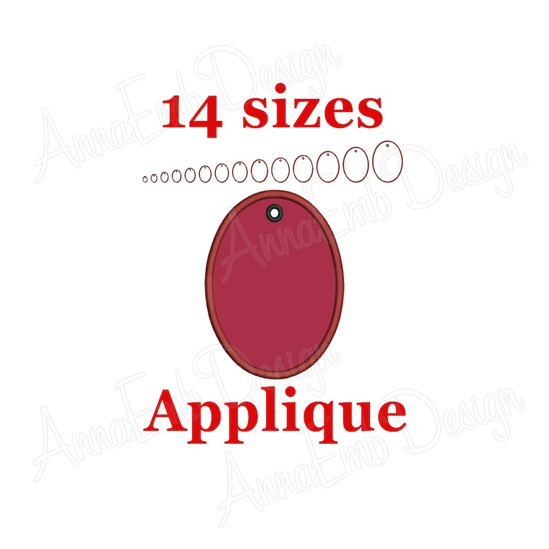 Banner Oval Applique Embroidery Design. Oval Monogram Applique. Oval ...
