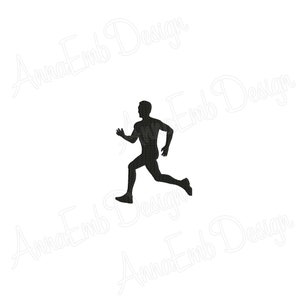 Runner Embroidery Design. Runner Mini. Machine Embroidery Design. Male ...