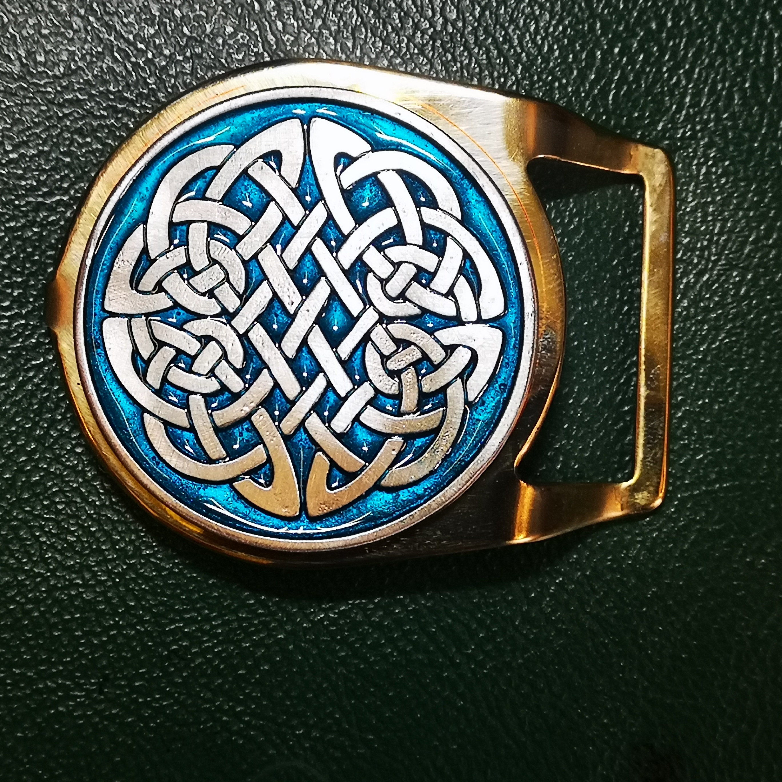 Traditional Celtic Knot Belt Buckle - Etsy