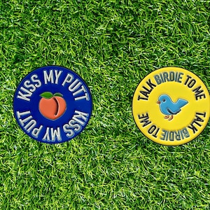 Funny Emoji Golf Ball Marker Mens Gift Womens Gift Talk Birdie to Me ...