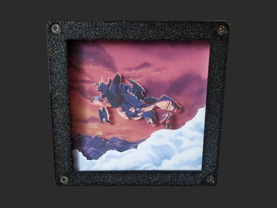 Gundam Anime Layered Shadow Box - Etsy