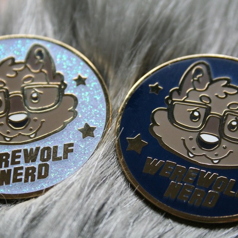 Werewolf Pin - Etsy