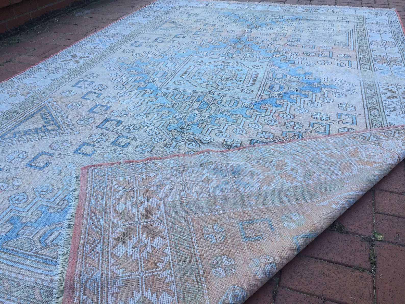 Large Carpet Rug Wool Carpet Rug 80x126 in 204x320 Cm Bohemian - Etsy