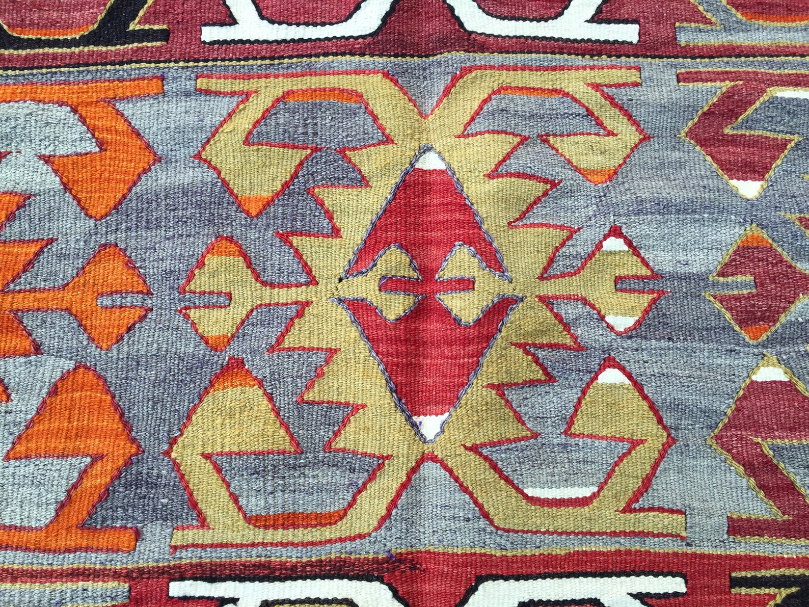 Red Kilim Rug 62x144 in 157x365 Cm Turkish Kilim Rug - Etsy