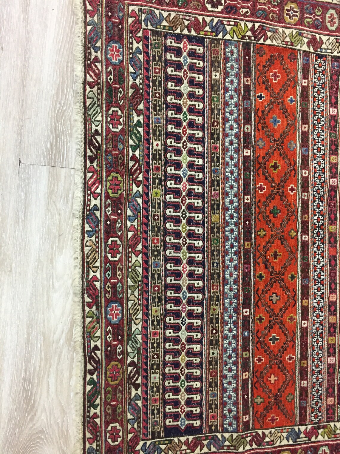 Wool Sumac Rug42x57 in 105x144 Cm Handwoven Anatolian Vintage | Etsy