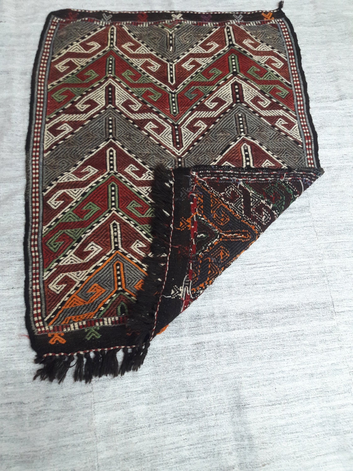 Tribal kilim rug 37x68 in 95x125 cm Anatolian vintage throw | Etsy