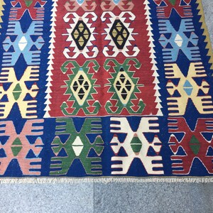 Blue Kilim Rug 46x70 in 118x179 Cm Handmade Kilim Rug,vintage Kilim Rug ...