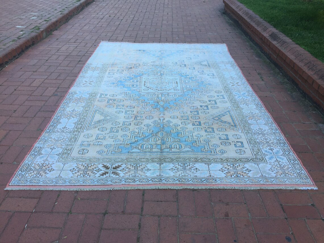 Large Carpet Rug Wool Carpet Rug 80x126 in 204x320 Cm Bohemian - Etsy