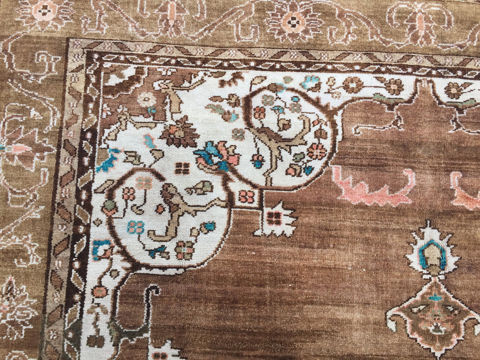 Large Vintage Rug 91x126 inc 230x320 cmNatural Tukish | Etsy