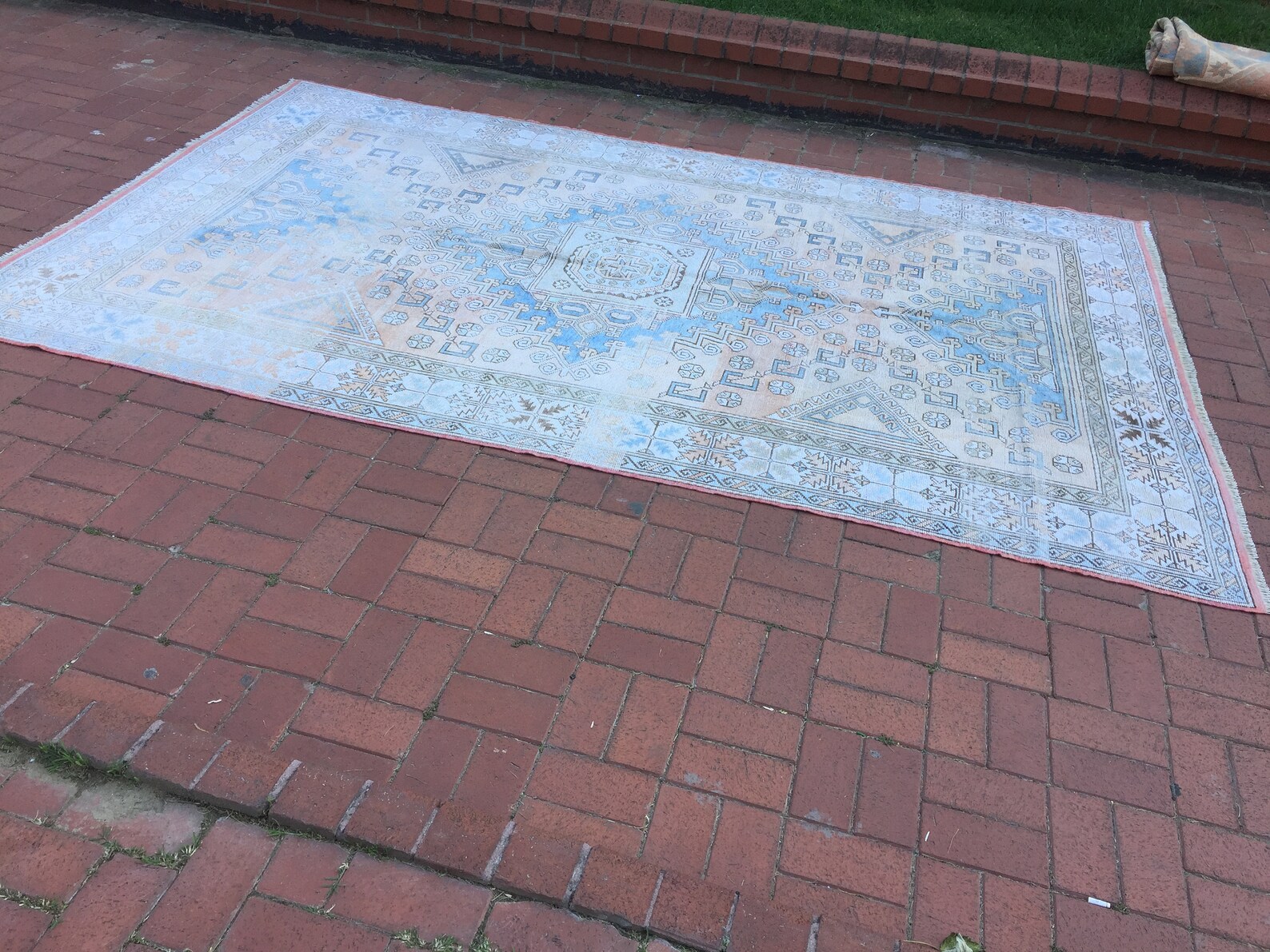 Large Carpet Rug Wool Carpet Rug 80x126 in 204x320 Cm Bohemian - Etsy