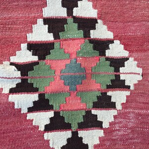 Red Kilim Rug, 70x125 in 178x317 Cm Turkish Kilim Rug Anatolian Kilim ...