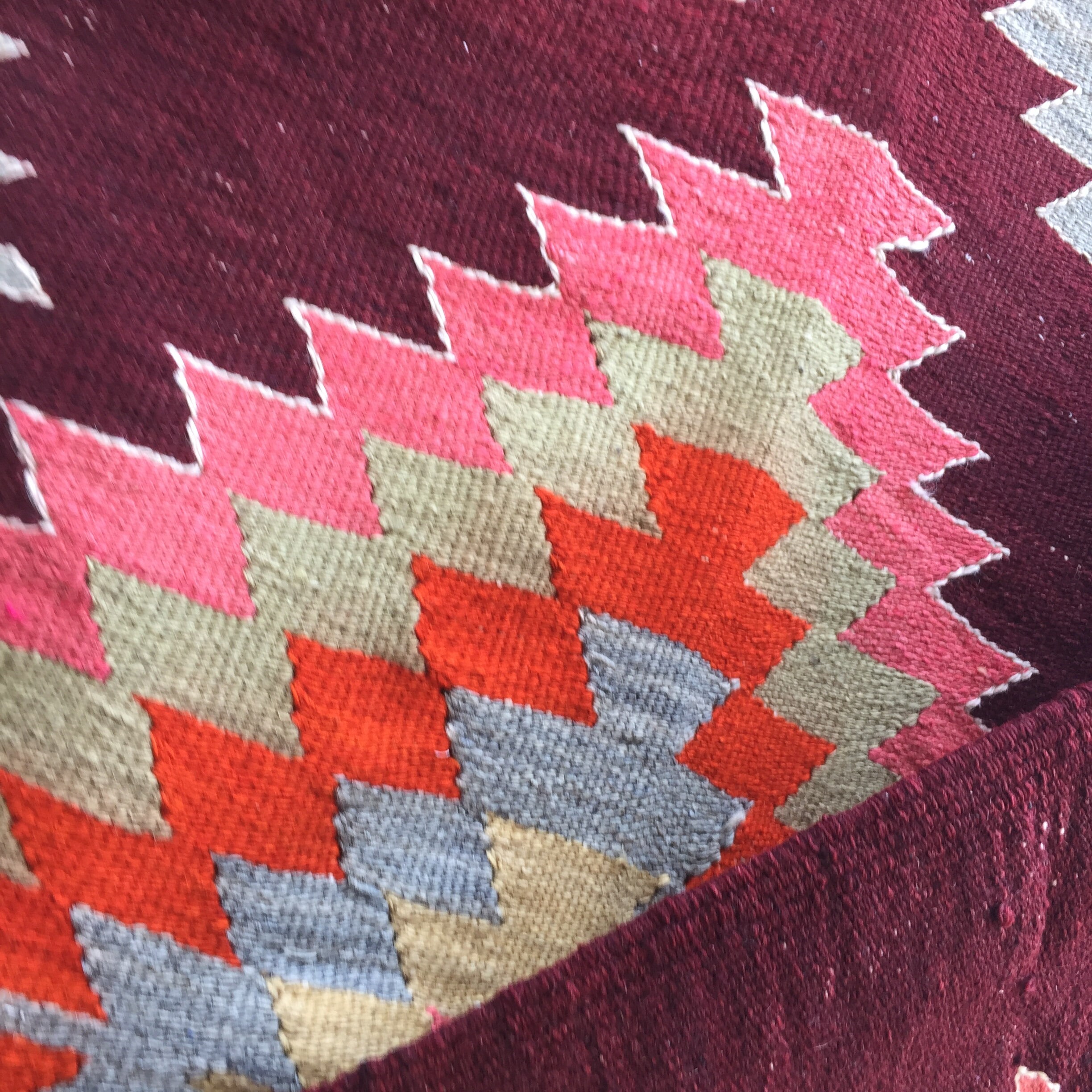 Pink Kilim Rug 42x68 in 106x172 Cm Anatolian Kilim Rugs - Etsy