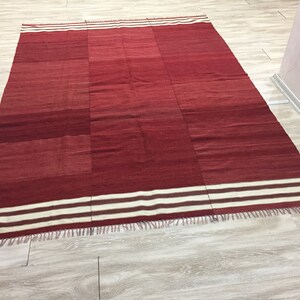 Red Kilim Rugs 70x93 in 178x237 Cm Turkish Kilim Rug Anatolian Kilim ...