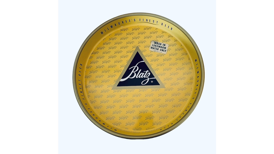 Vintage Blatz Beer Tray, 1950's Breweriana, Drink Serving Platter ...