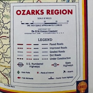 Vintage 1940s Shell Road Maps of the Midwest Set of 8 Historic Travel ...