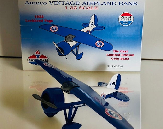 Amoco Vintage Airplane Bank Vintage Series - Etsy