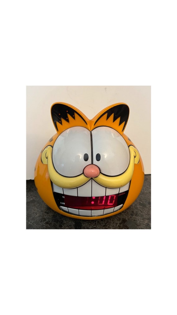 Garfield Digital Talking Alarm Clock - Etsy