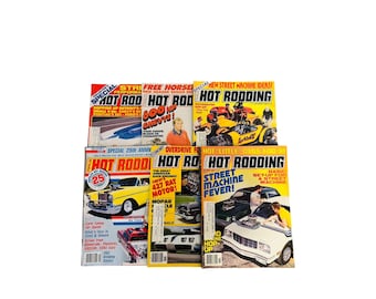 Vintage Mustang Magazine From Hot Rod Magazines Collection Set of 4 Issues From the 1980's ...