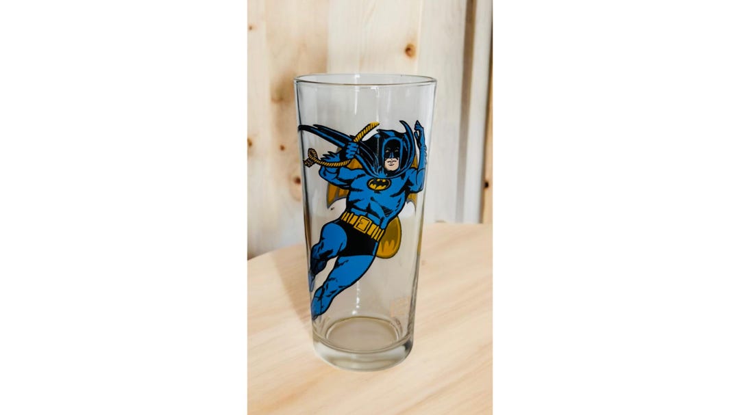 Vintage 1966 Batman Pepsi Collector Glass Classic DC Comics Drinkware ...