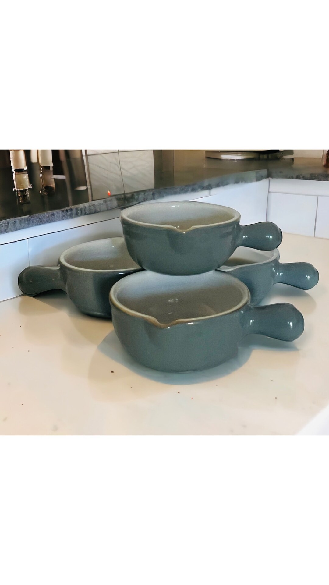 Set of 4 Hall Restaurant Ware Sage Green Soup Crocks - Etsy