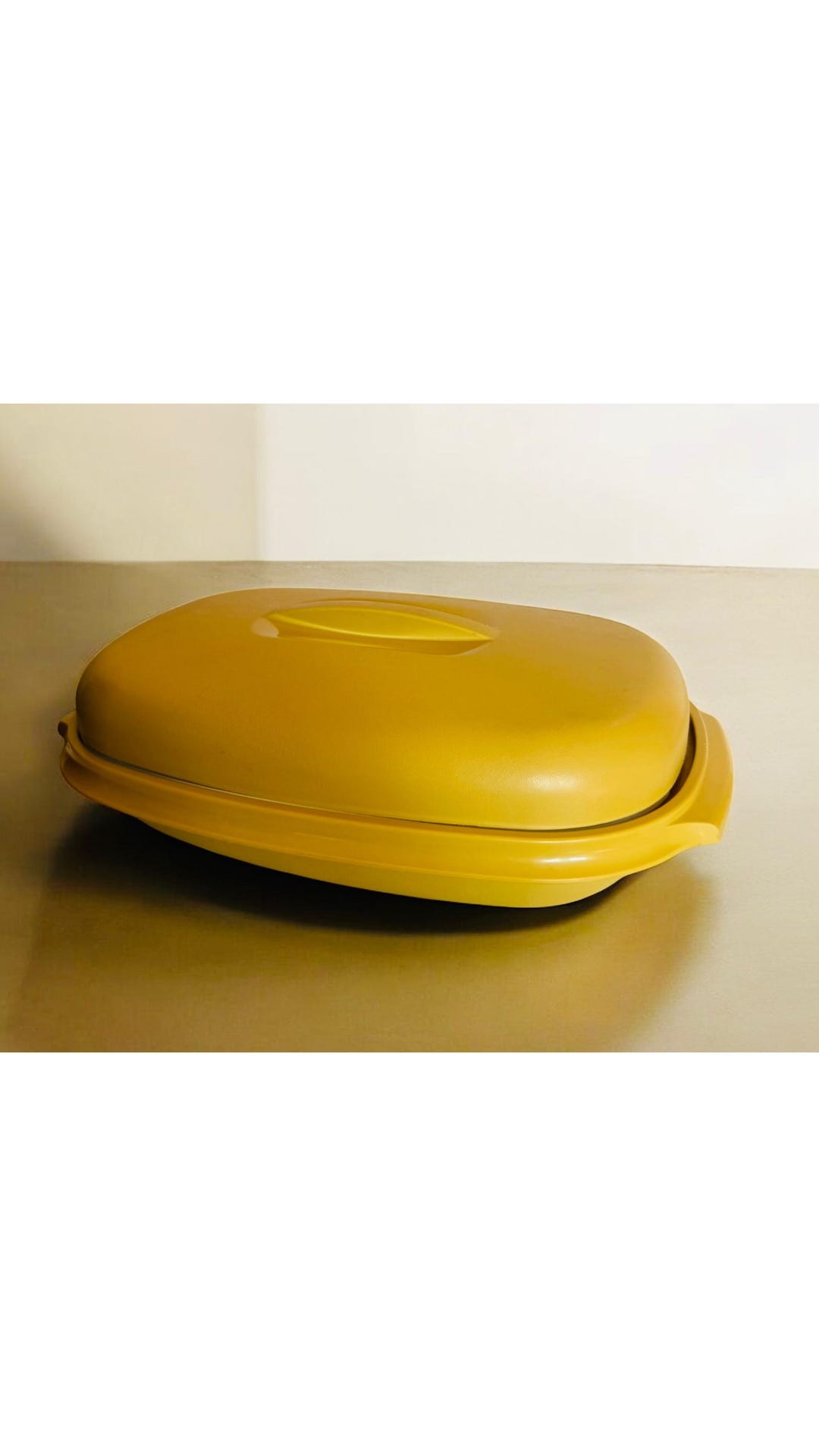 Vintage Tupperware Yellow Microwave Steamer – 6 Cup Capacity | Classic ...