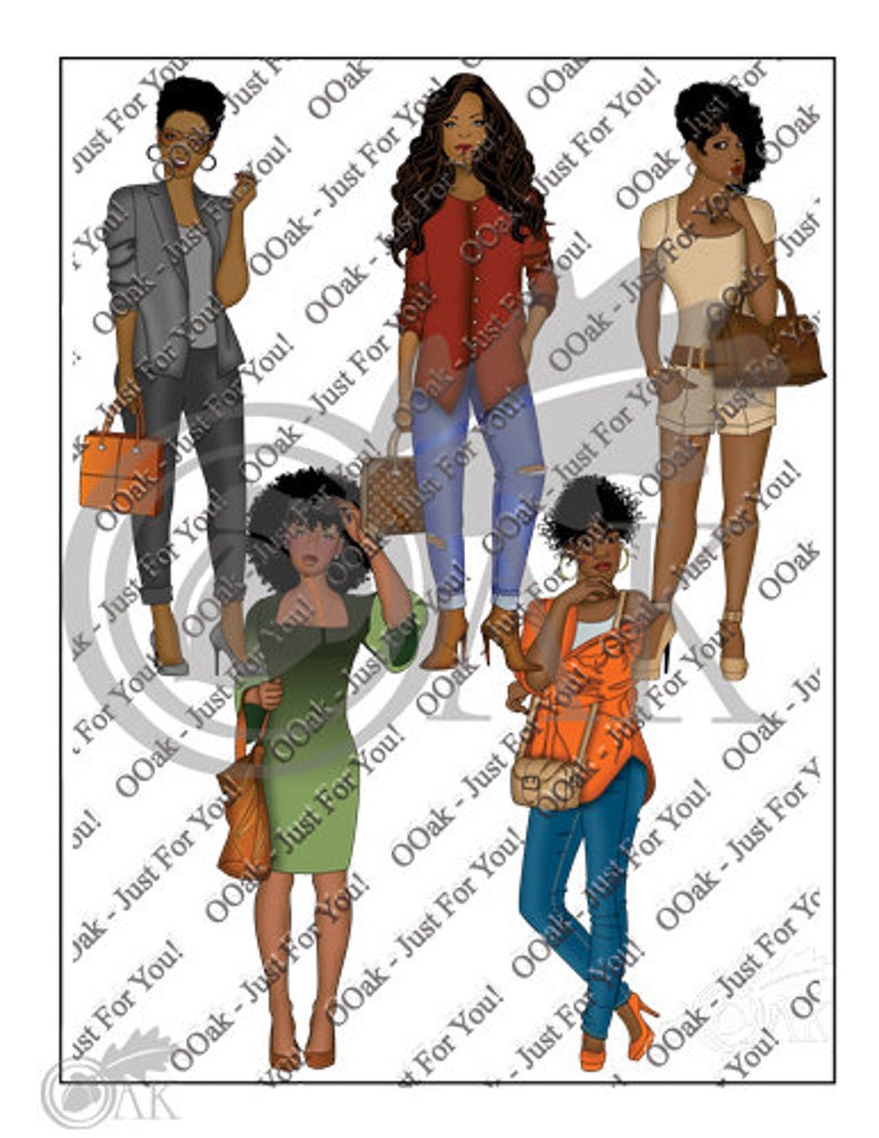 Sistah Friends Illustration: Powerful Women PNG (digital Download) - Etsy