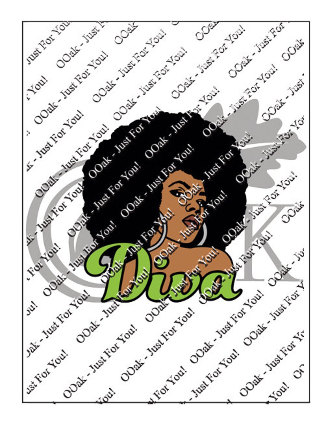 Diva - SVG (ethnic/black Girl) - Etsy