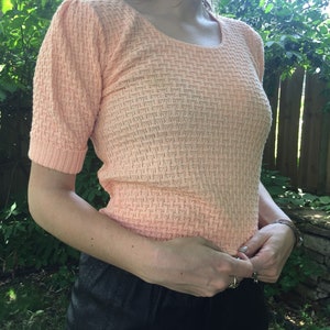 Vintage 1960s Kate Collins Knit Princess Sleeve Spring Sweater - Etsy