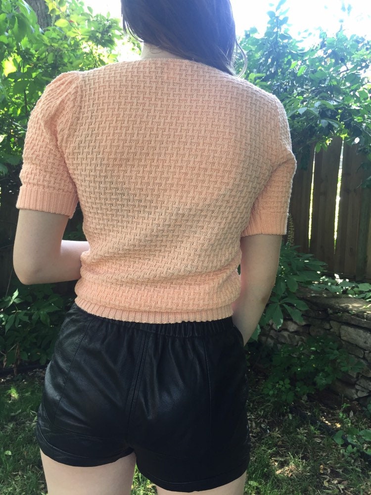 Vintage 1960s Kate Collins Knit Princess Sleeve Spring Sweater - Etsy