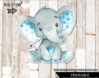 Elephant baby shower centerpiece | Etsy