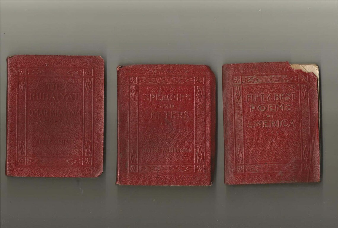 Little Leather Library - Etsy