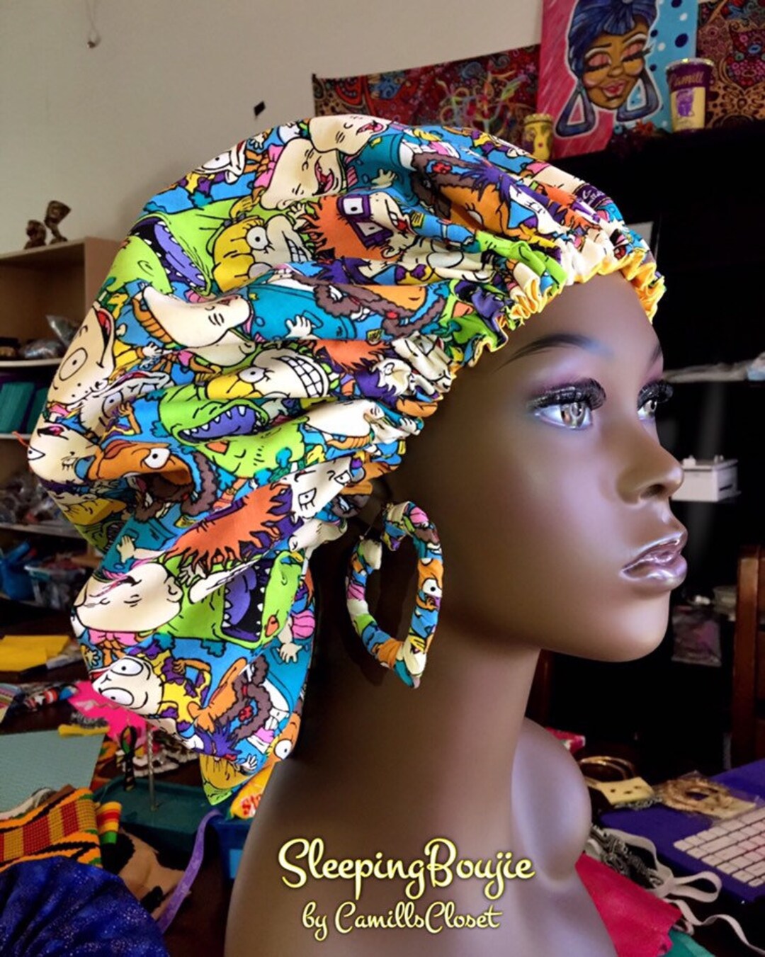 RUGRATS/ Vintage Cartoon Bonnet Sets - Etsy