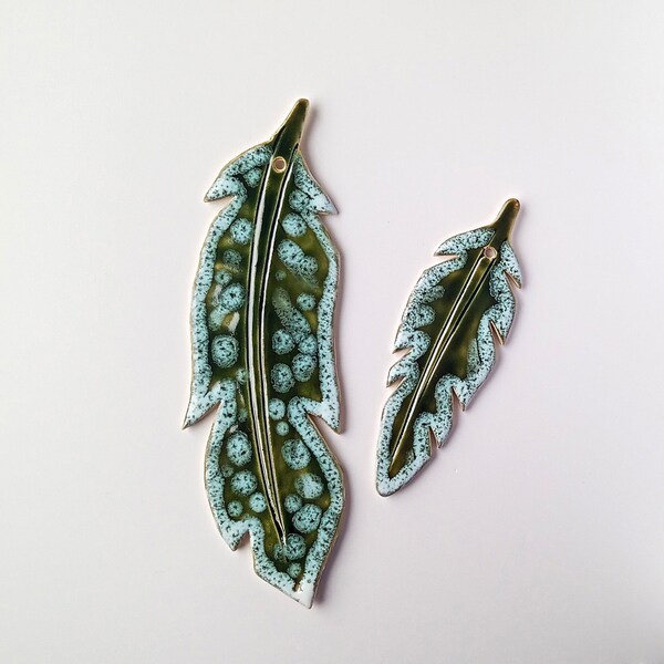 Ceramic Feather - Etsy