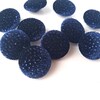 10mm Black Satin Fabric Buttons Sewing Buttons - Etsy