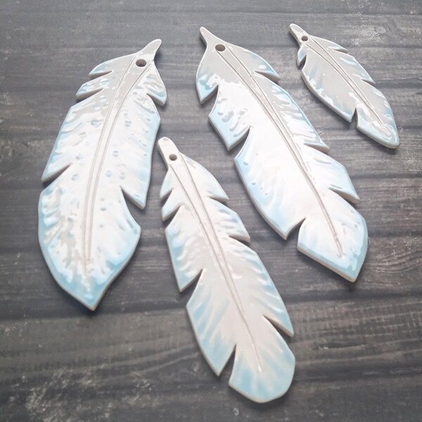 Ceramic Feather - Etsy