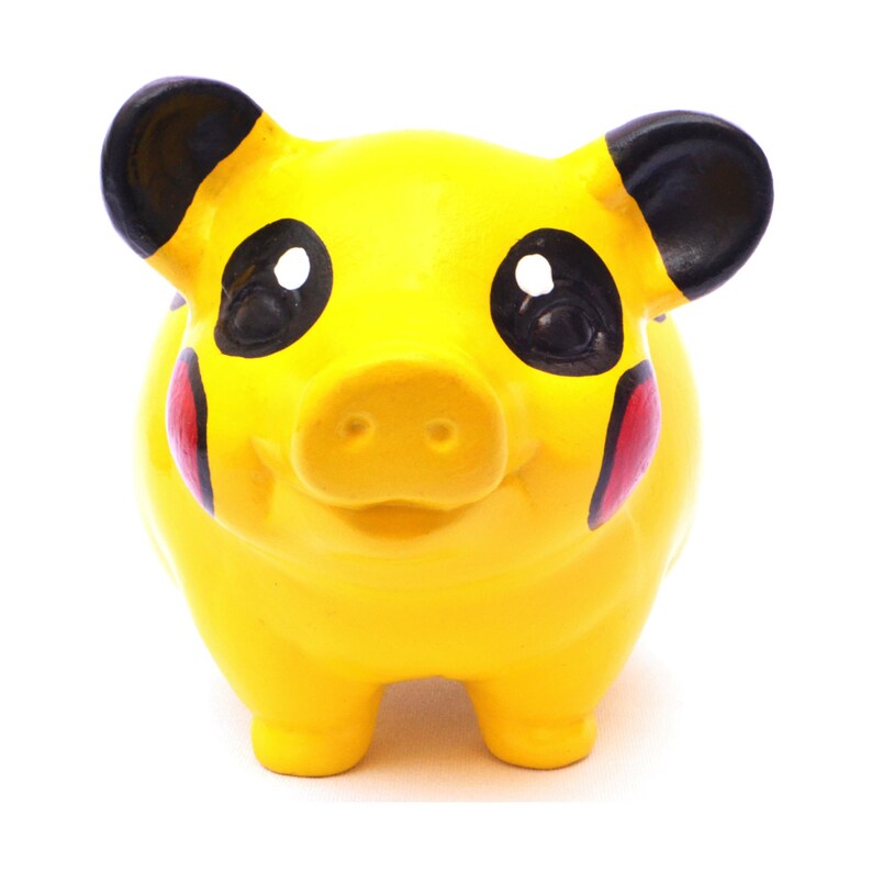Pokemon Piggy Bank Pikachu Square Charmander Piggy Bank - Etsy France