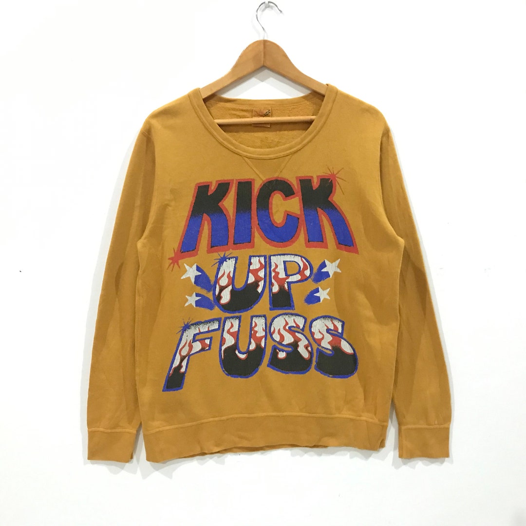 Vintage !!! Rare RNA SLANG // Kick up Fuss Big Logo Jumper Pullover ...