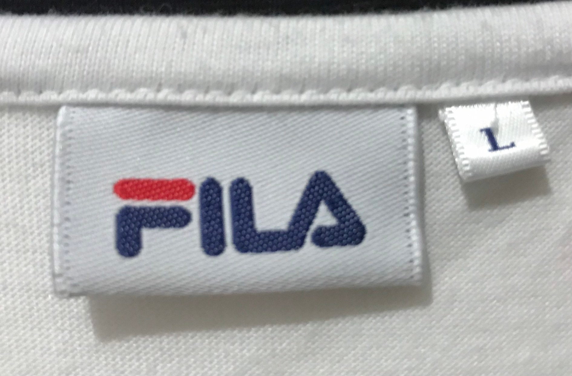 Rare Vintage Fila Big Spell Out Logo Stripe - Etsy