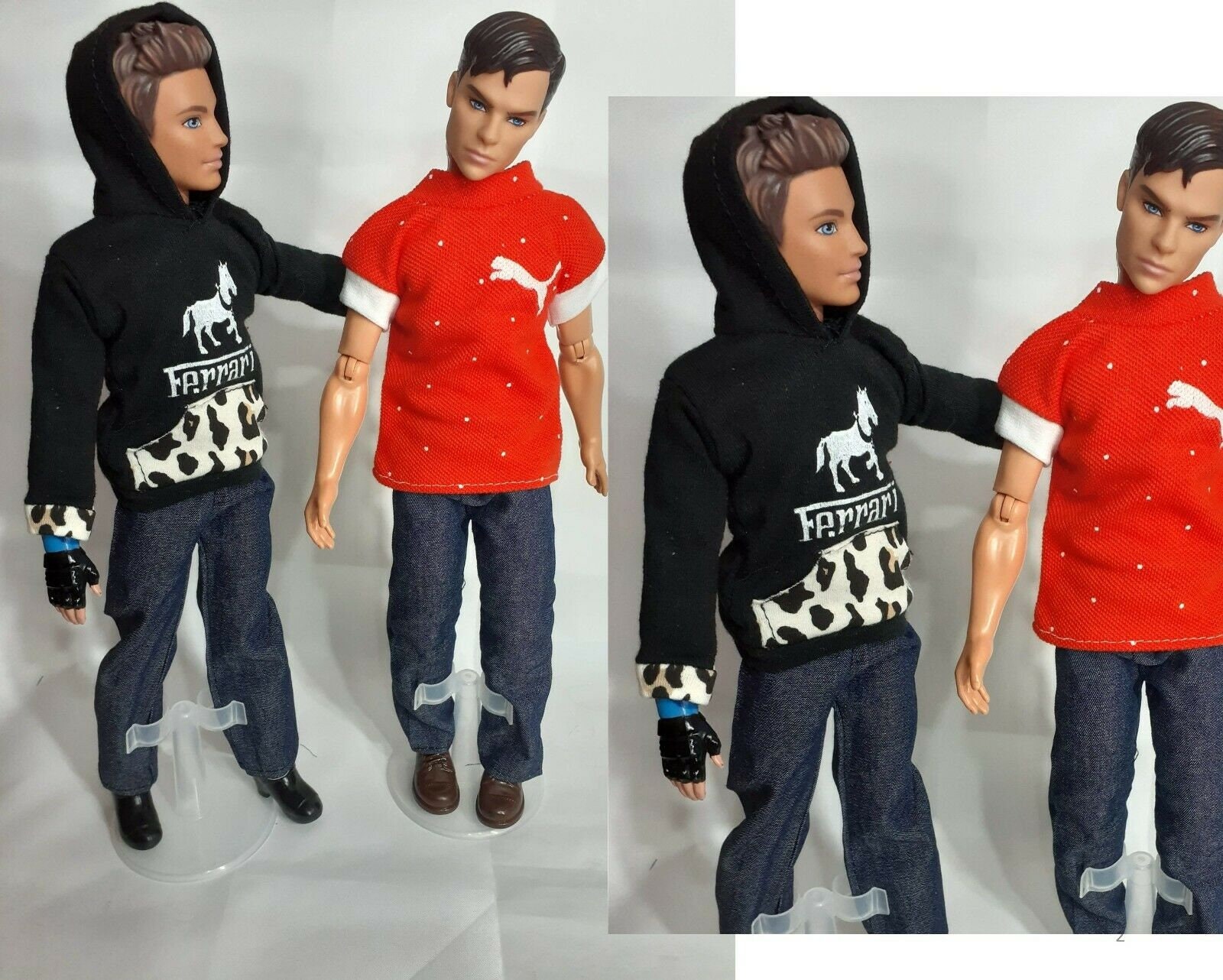 Sport Shirt and Jeans Outfit for Ken. Handmade Clothes Barbie - Etsy