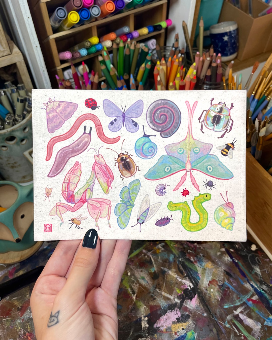 Bugs! | 5x7 Art Print | Cute Bug Lover Decor - Etsy