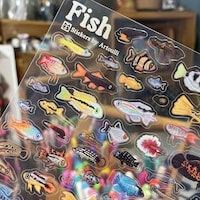 Freshwater Fish Vinyl Stickers, Weatherproof Stickers, Bright Colored ...