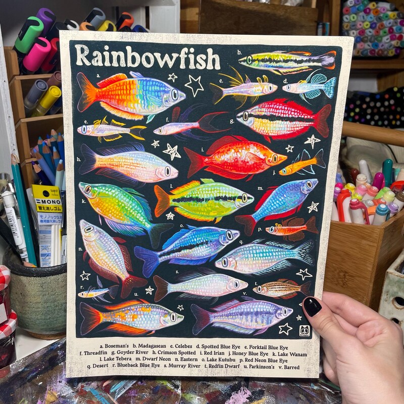 Fish Artwork - Etsy