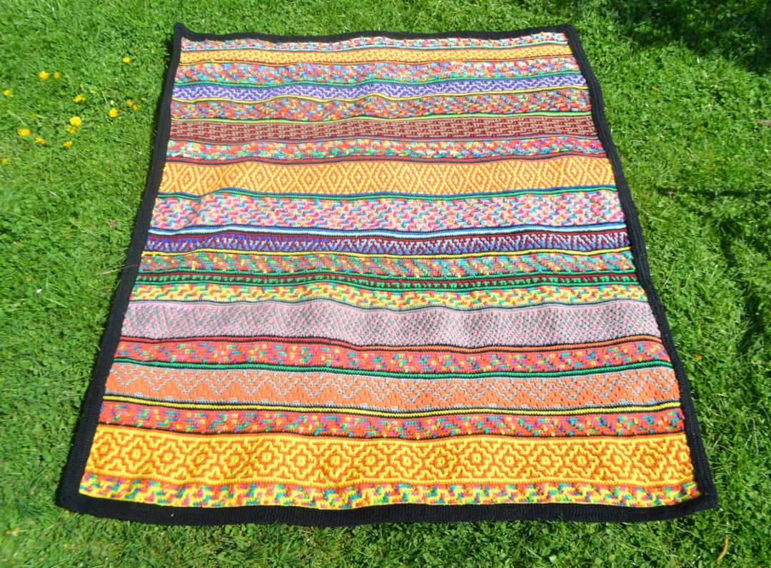 MANTA, AFGANA, Manta para dormir, De una sola pieza, Hecha a mano ...