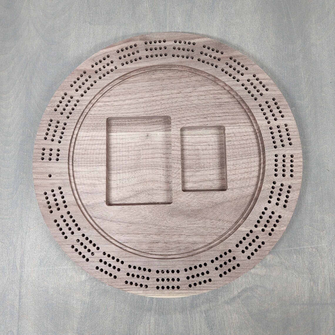 Round Cribbage Board C2d Files and SVG Files carbide Create CNC, Laser ...