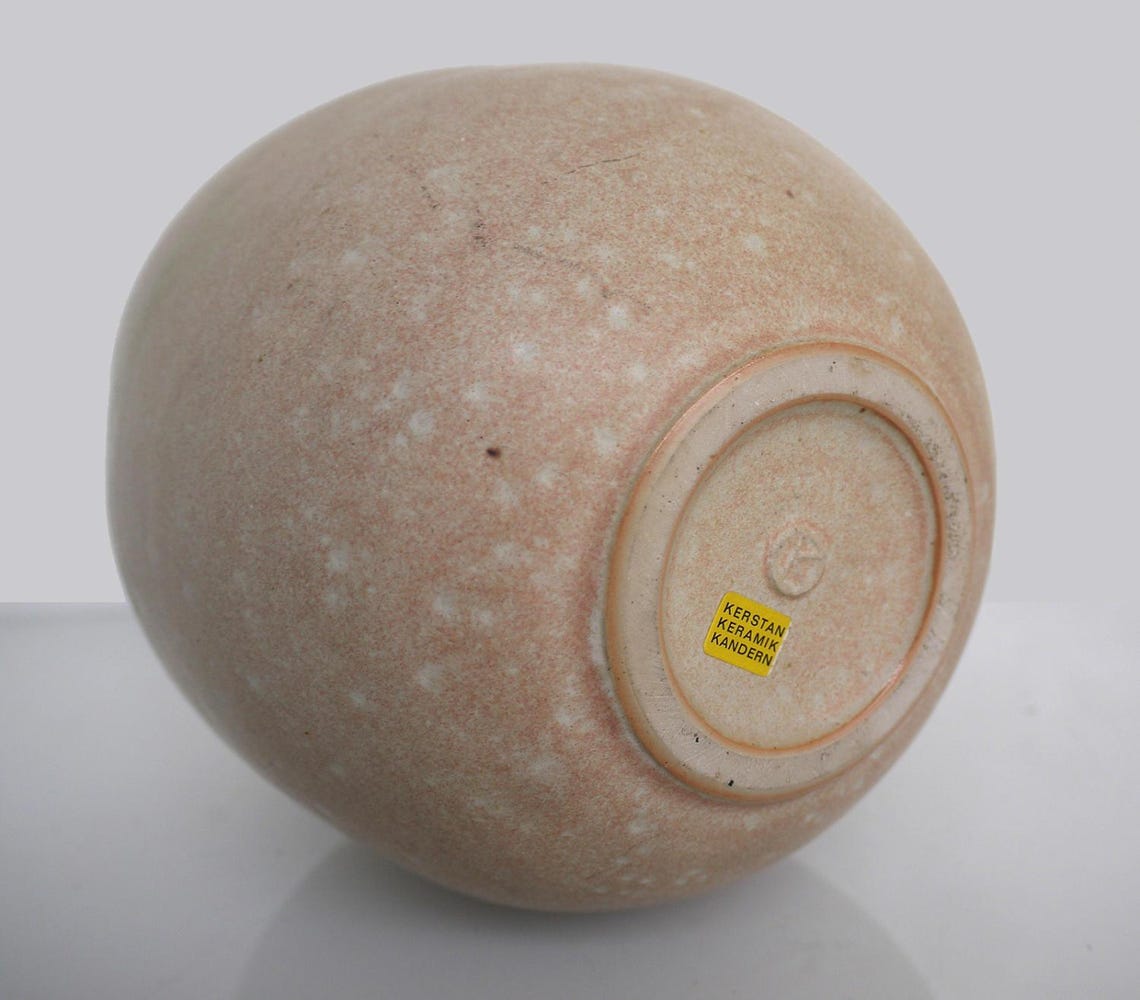 Horst Kerstan Modern-age Art Pottery Ceramic Vase - Etsy