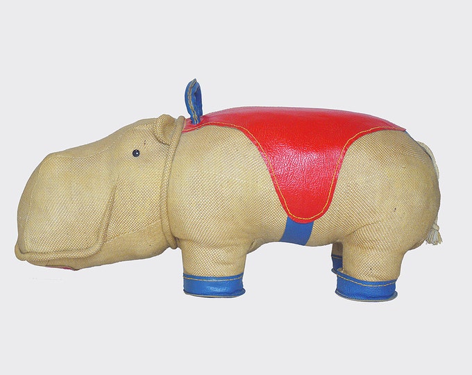 RENATE MÜLLER Therapeutic Toy ' HIPPOPOTAMUS ' Oversized Stuffed Animal ...