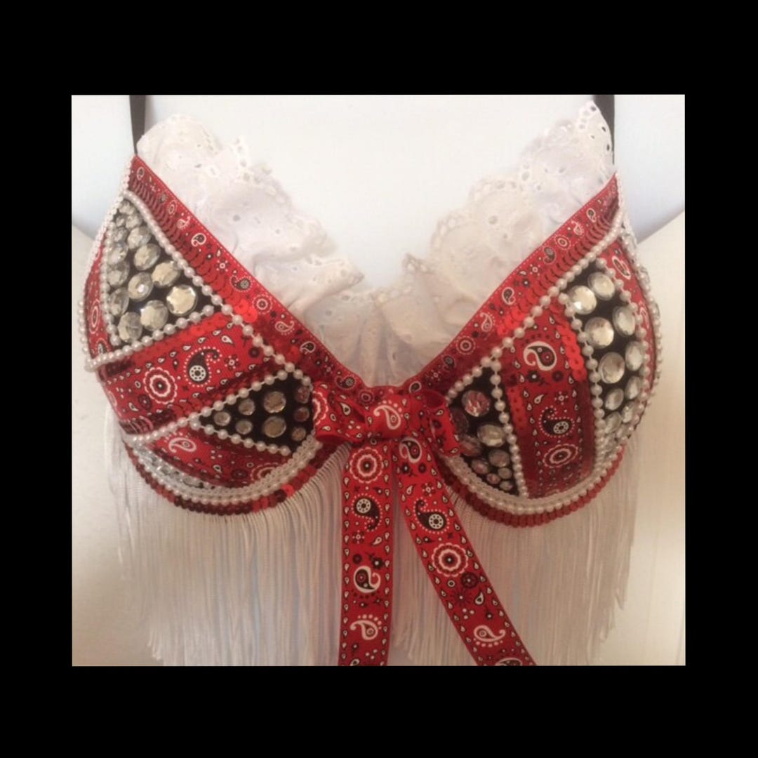 Country Western Paisley Bling Bra-sexycowgirlbra-cowgirlingerie ...