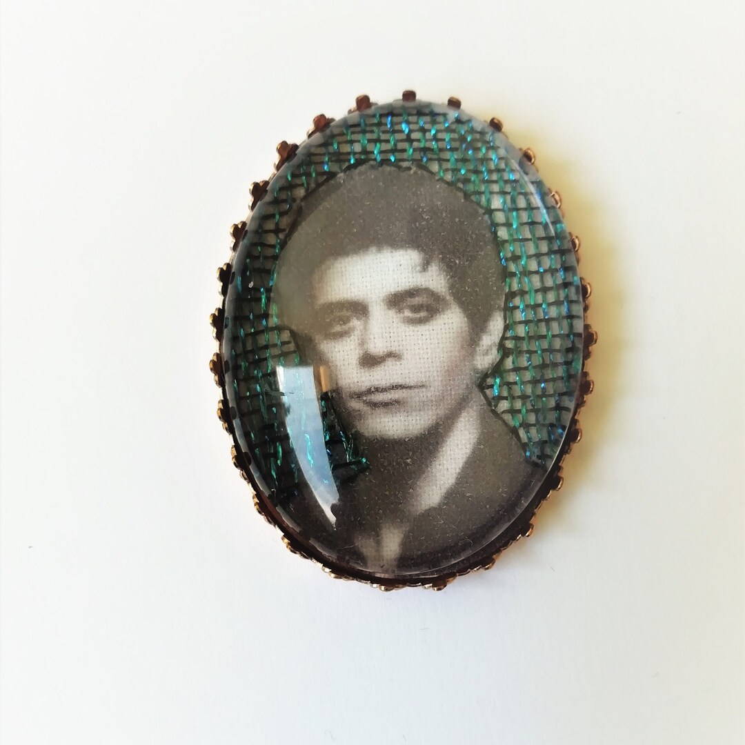Lou Reed Hand Embroidered Brooch - Etsy